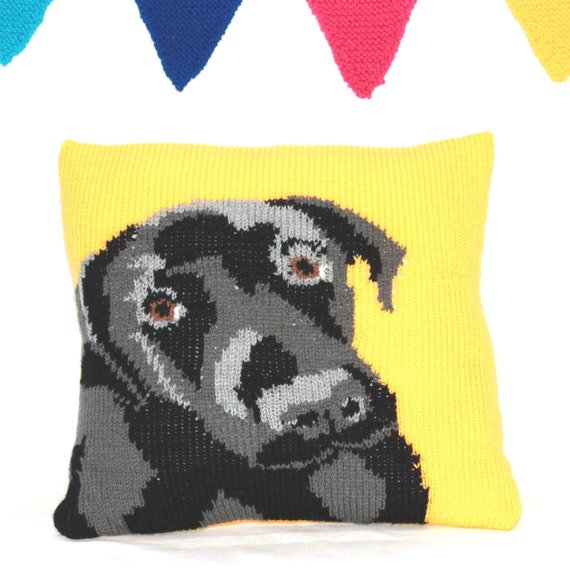 Knitting Pattern PDF Download Labrador Pet by Rubyandthefoxes