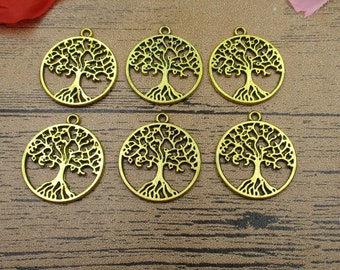 Tree of life charm | Etsy