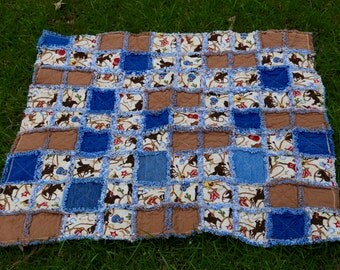 Western baby quilt | Etsy