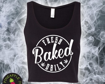 Weed crop top | Etsy