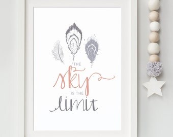 The skys the limit | Etsy