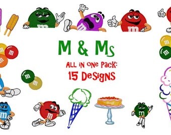 M and ms | Etsy