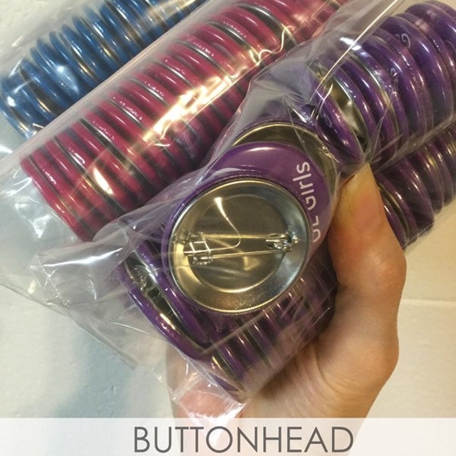 Custom Button Pins Magnets Mirrors Temporary Tattoos by Buttonhead