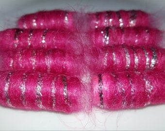 Fiber Beads Textile Beads Dread Beads Soft Jewelry by FiberBeads