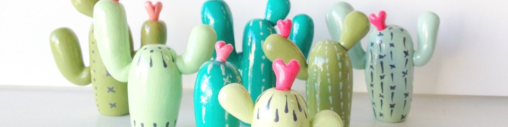 handcrafted polymer clay holiday decor by CremeDeLaGems on Etsy