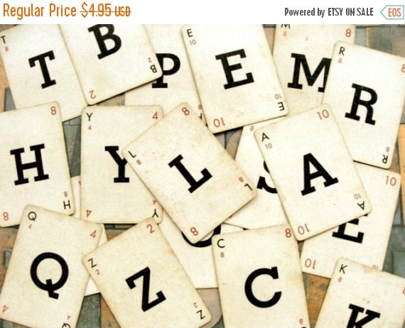 ONSALE 82 Yr Old Antique Numbered Cards by reginasstudio on Etsy