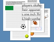 Unique handwriting practice related items | Etsy