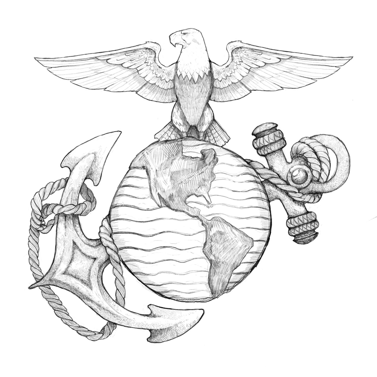 Marines Emblem by ejessen on Etsy