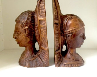 African bookends | Etsy