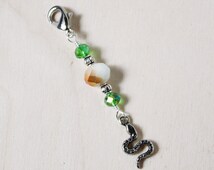 Unique snake keychain related items | Etsy