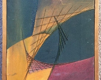 Abstract string art | Etsy