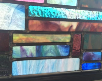 Stained glass insert | Etsy