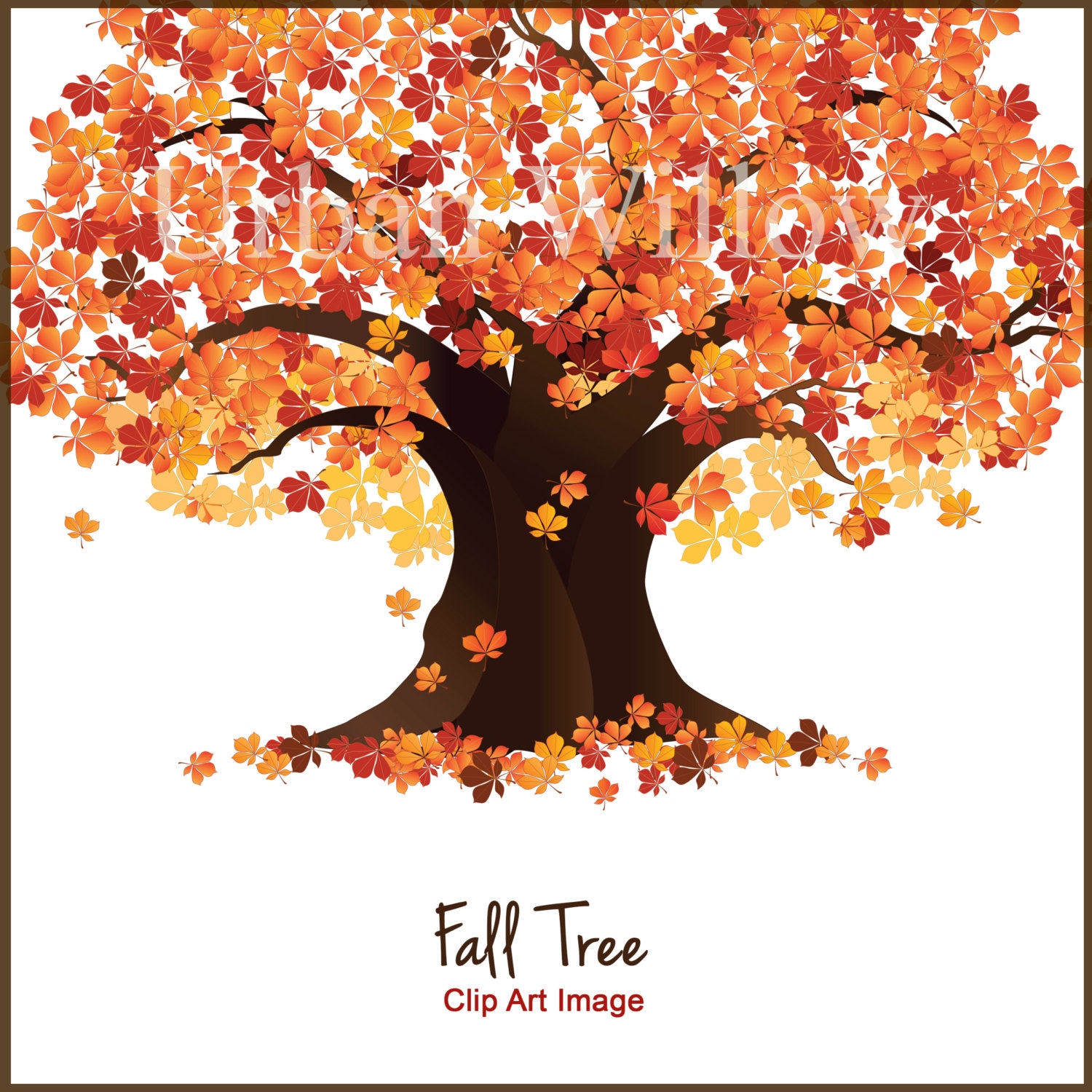 Tree Clip Art Fall Trees Autumn Tree Clipart Maple Tree