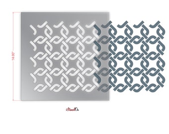 Chain stencil | Etsy