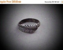 Popular items for etched silver ring on Etsy