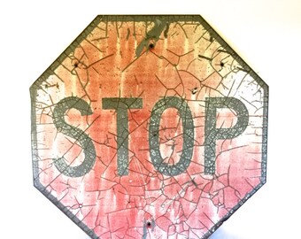 Items similar to CTA L Stop Sign: Chicago (Red Line) on Etsy