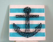 Unique anchor string art related items | Etsy