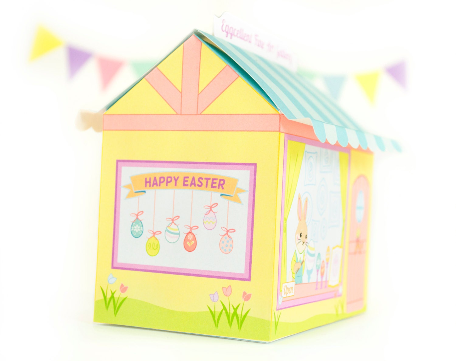 Printable Easter Gift Box DIY Easter Printable Easter Party