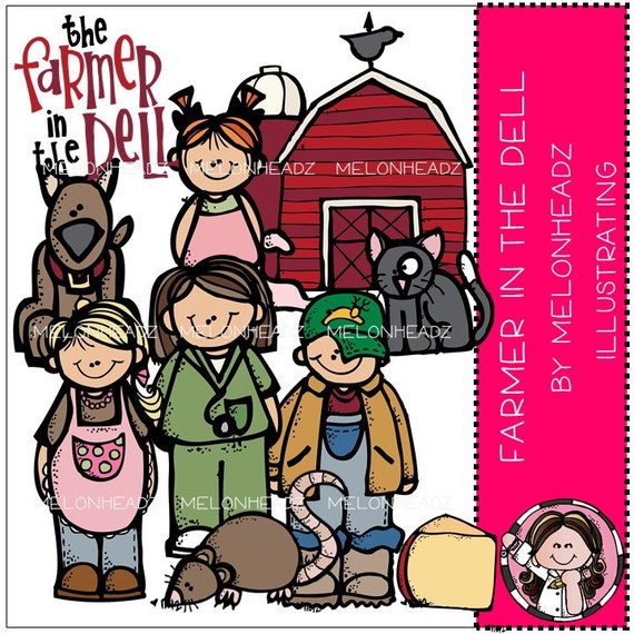 Farmer in the Dell clip art