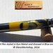 Bolt Action Bullet Pen Handmade Pen Gun Metal Blue Yellow