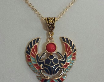 Gold scarab | Etsy