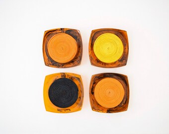 Unique acrylic coasters related items | Etsy