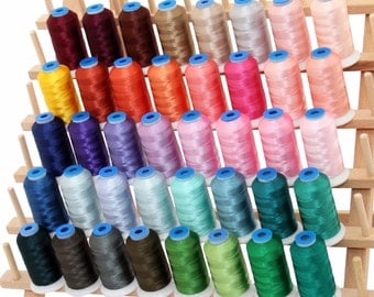 Rayon Machine Embroidery Thread Set 20 Yellowgreen by ThreadArt1