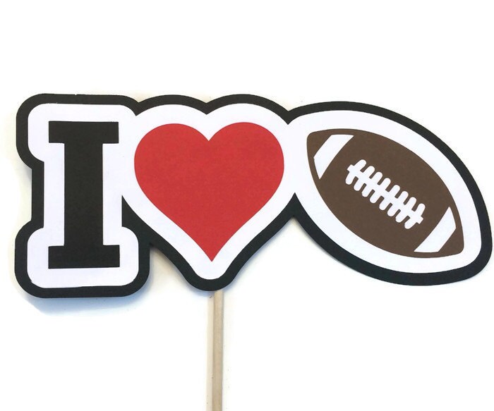 Photo Booth Props-Football-Basketball-Soccer-Sports Themed