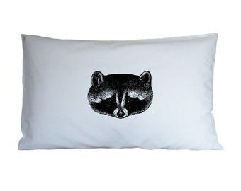 Raccoon pillow | Etsy