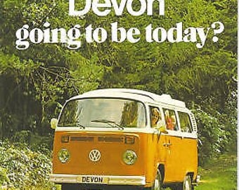 Vw van poster | Etsy