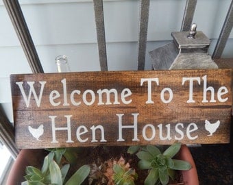 Hen house sign | Etsy