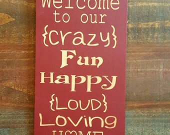 Welcome to our crazy | Etsy