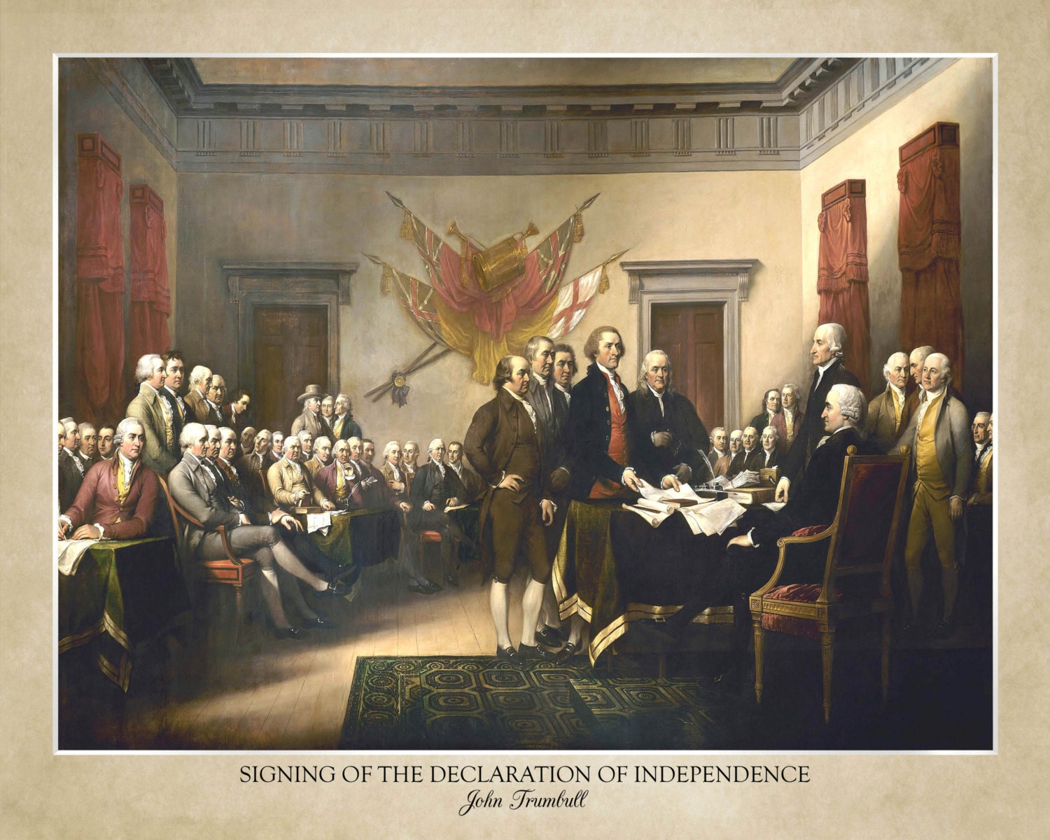 Signing of The Declaration of Independence by QuailHollowGallery