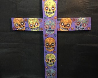 Decoupage cross | Etsy