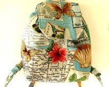 Unique map backpack related items | Etsy