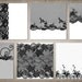 Black and White Lace Digital Paper black and white scrapbook