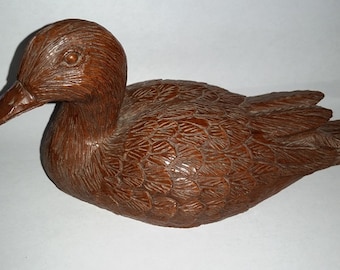 Pecan shell figurine | Etsy