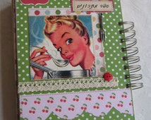 Popular items for handmade recipe book on Etsy