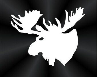 Moose wall decal | Etsy