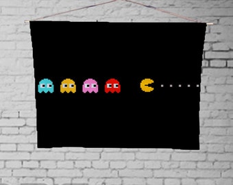Pac man wall art | Etsy