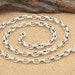 Sterling Silver Oval Rolo Chain Sterling Silver Oval Belcher