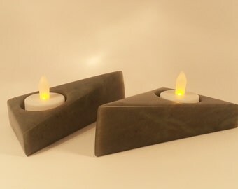 Stone candle holder | Etsy
