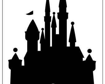 Castle stencil | Etsy