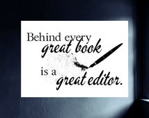 Unique gifts for editors related items | Etsy