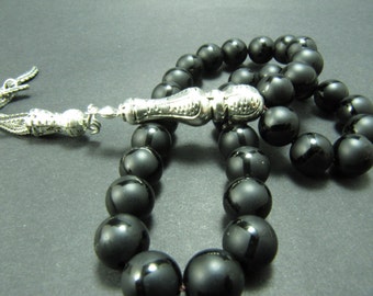 Turkish Islamic 33 Prayer Beads Tesbih Genuine by GreenPalace