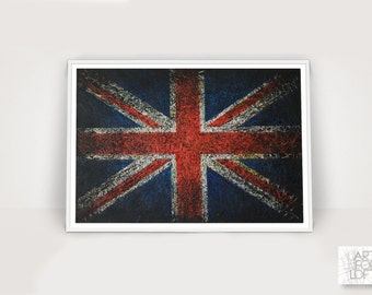 Union jack art | Etsy
