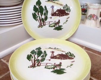 Country dinnerware | Etsy