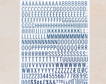 Rub on letters | Etsy