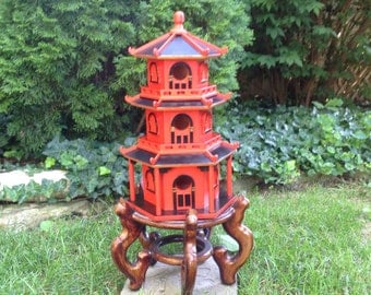 Pagoda birdhouse | Etsy