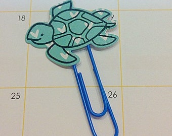Sea turtle bookmark | Etsy